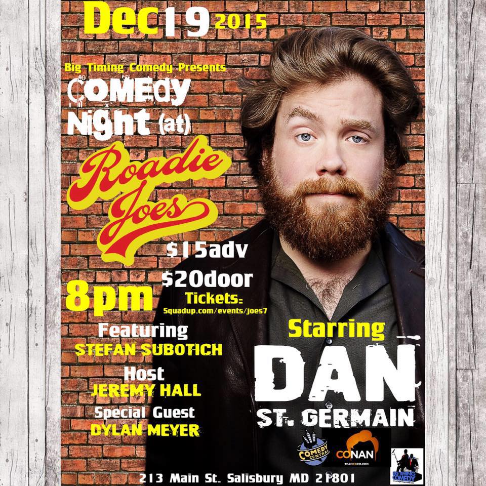 Comedy Spotlight Q&A: Dan St. Germain | Baltimore Media Blog
